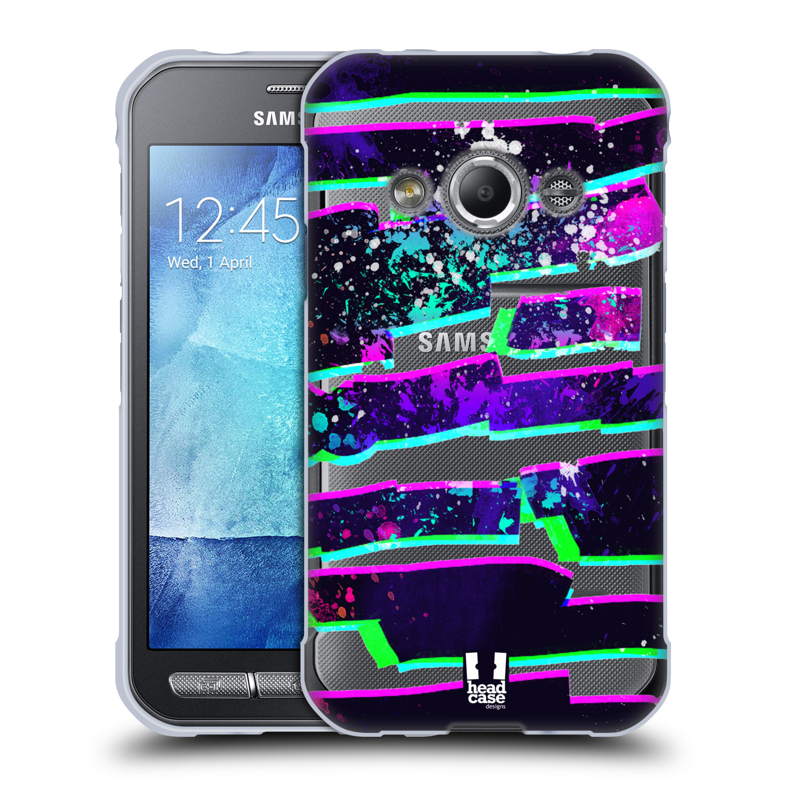 HEAD CASE DESIGNS COLOURFUL ABSTRACT SOFT GEL CASE FOR SAMSUNG PHONES 4 ...