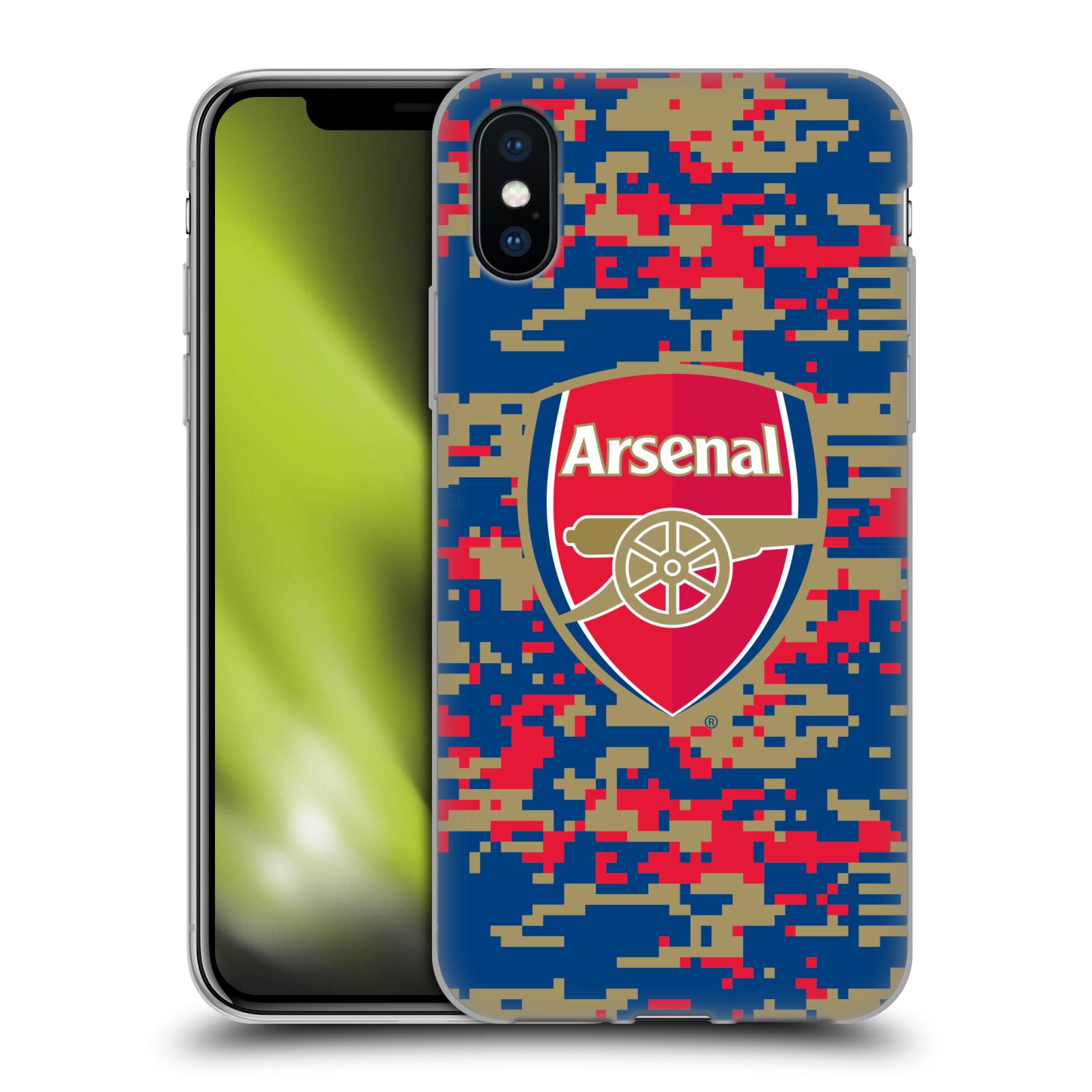 OFFICIAL ARSENAL FC 2017/18 CREST PATTERNS SOFT GEL CASE FOR APPLE ...