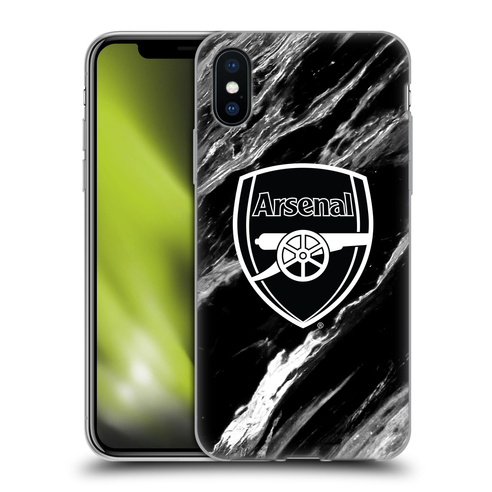 OFFICIAL ARSENAL FC 2017/18 CREST PATTERNS SOFT GEL CASE FOR APPLE ...