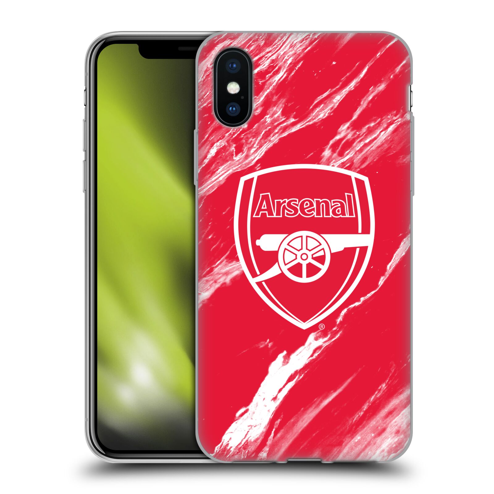 OFFICIAL ARSENAL FC 2017/18 CREST PATTERNS SOFT GEL CASE FOR APPLE ...