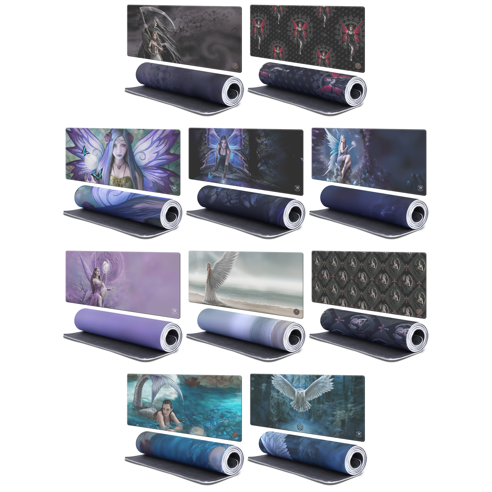 OFFICIAL ANNE STOKES FAIRY & FANTASY GAMING DESK PC KEYBOARD MOUSE PAD ...