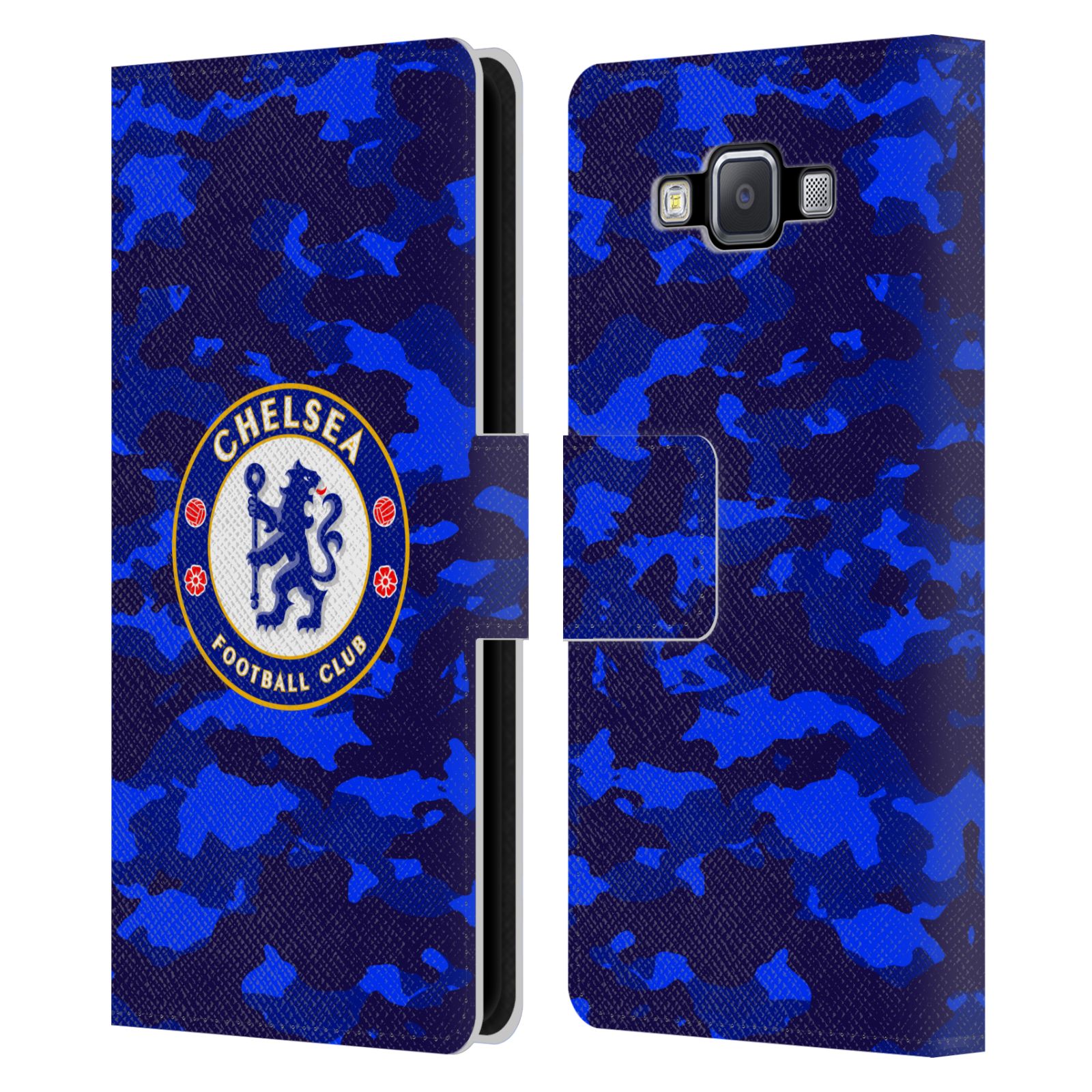 OFFICIAL CHELSEA FOOTBALL CLUB CREST LEATHER BOOK FLIP CASE FOR SAMSUNG ...