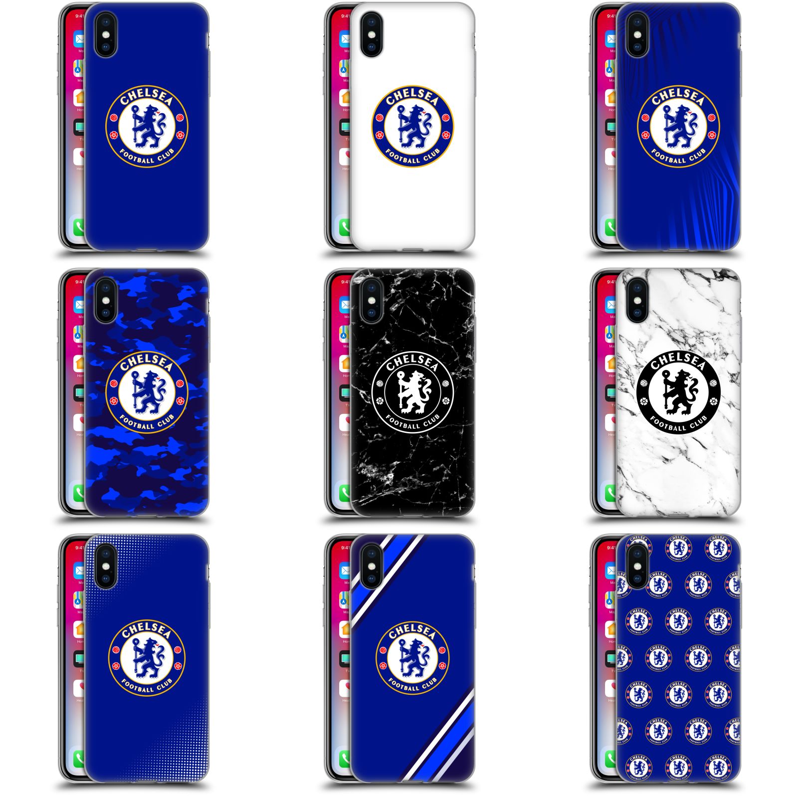 OFFICIAL CHELSEA FOOTBALL CLUB CREST SOFT GEL CASE FOR APPLE iPHONE ...