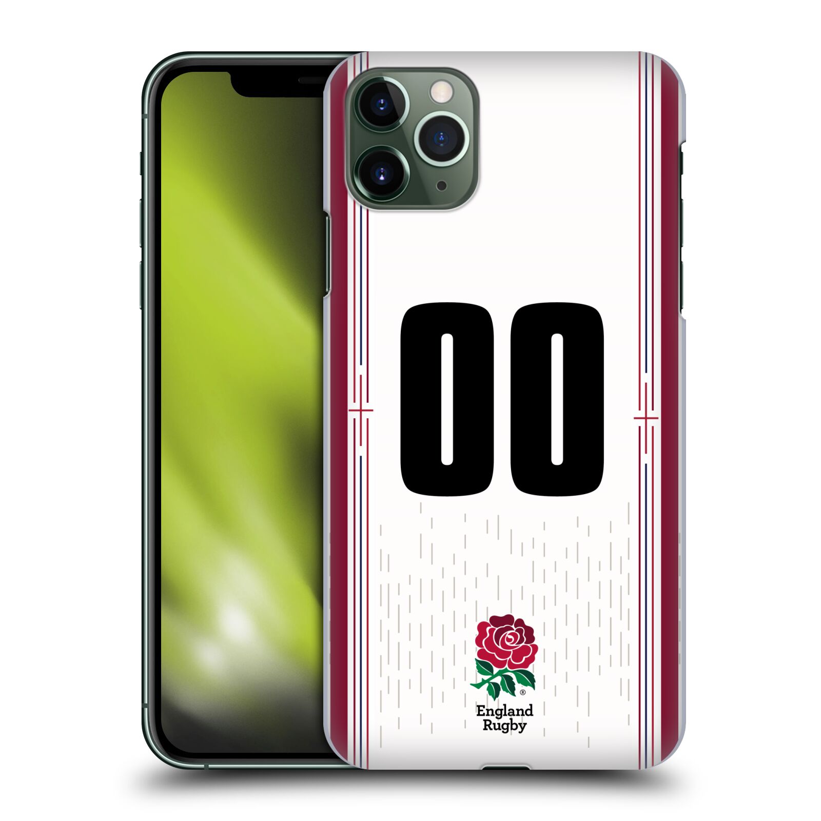 CUSTOM PERSONALIZED ENGLAND RUGBY UNION 2023/24 KIT CASE FOR APPLE ...