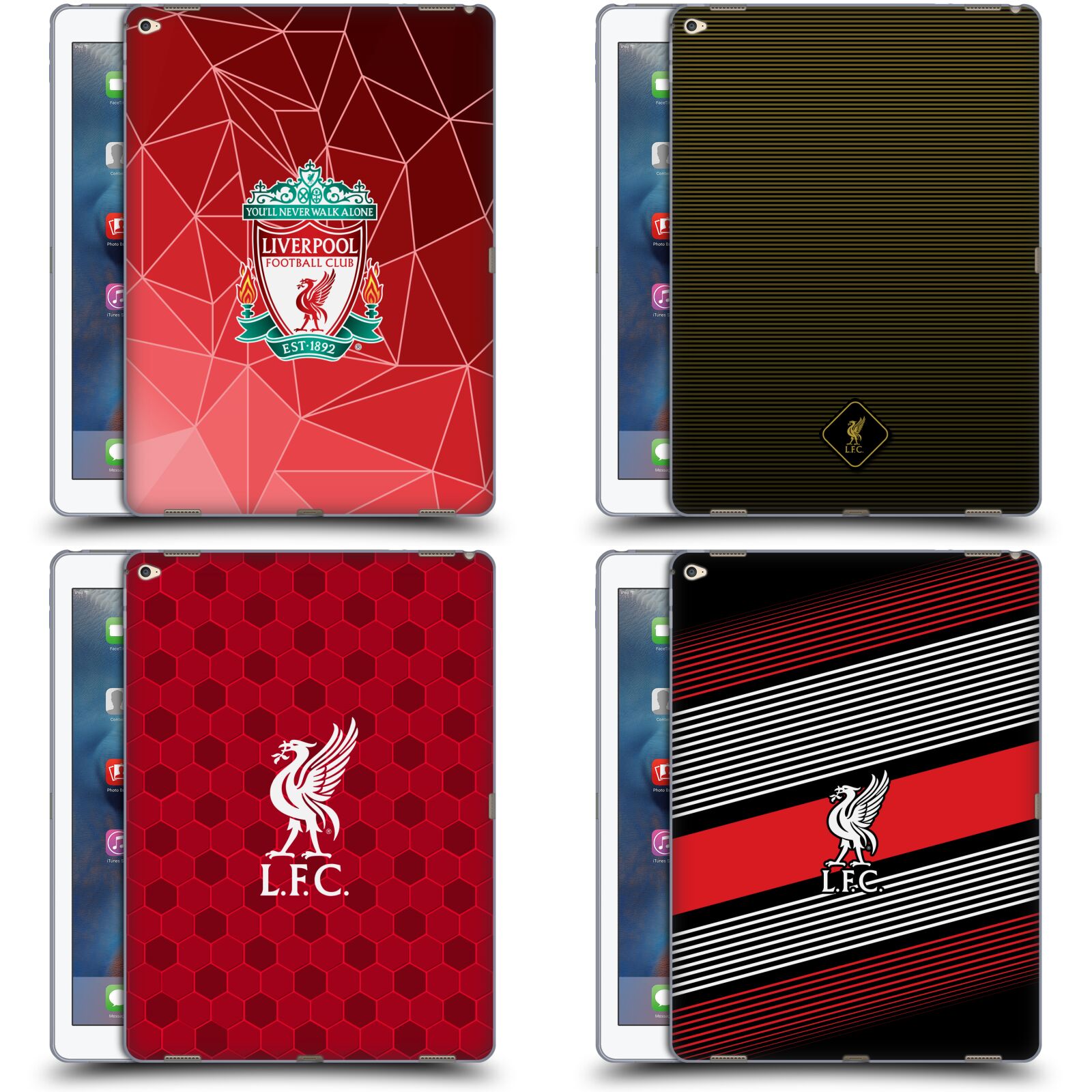 LIVERPOOL FC LFC CREST & LIVERBIRD 2 SOFT GEL CASE FOR APPLE SAMSUNG ...