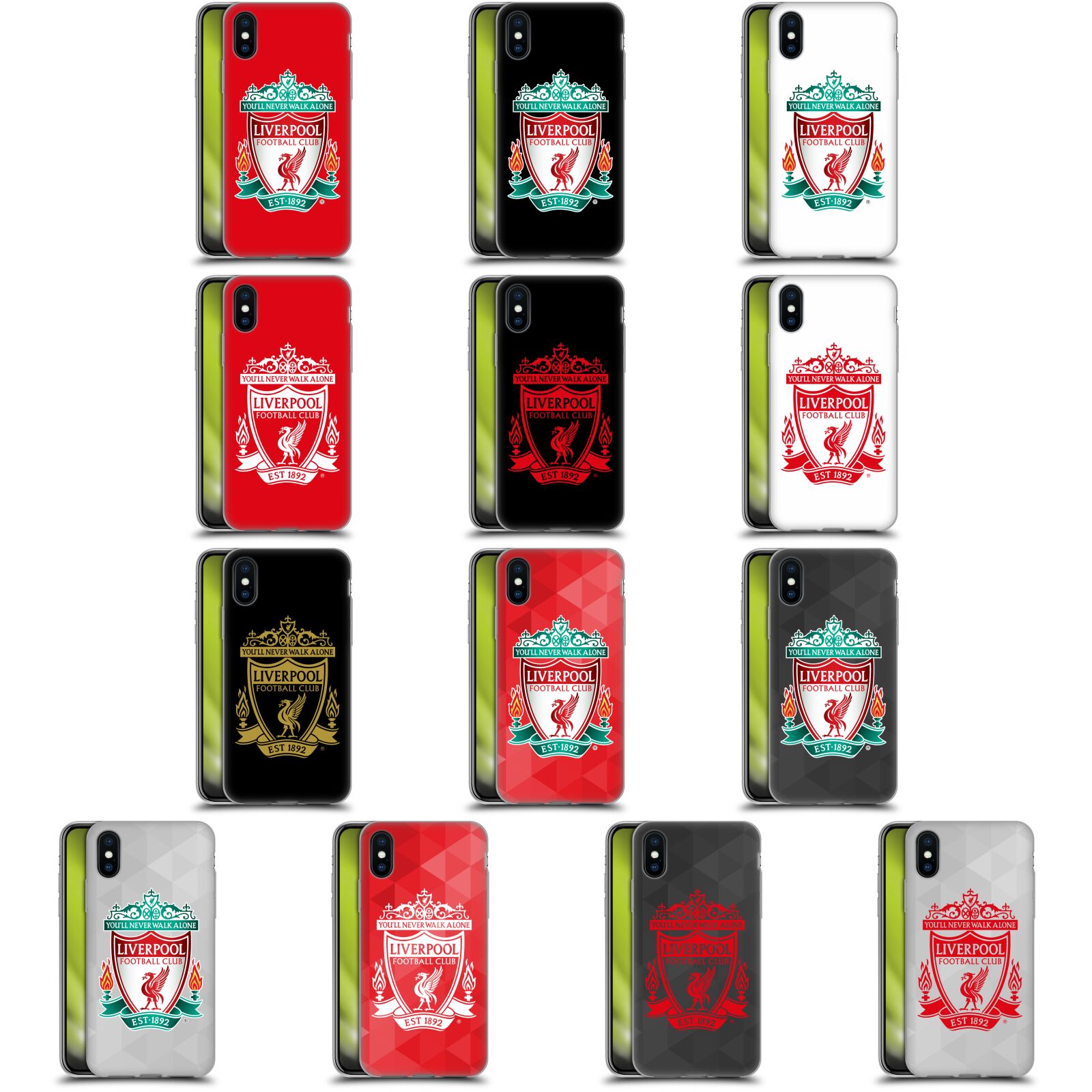 OFFICIAL LIVERPOOL FC LFC CREST 1 SOFT GEL CASE FOR APPLE iPHONE PHONES ...