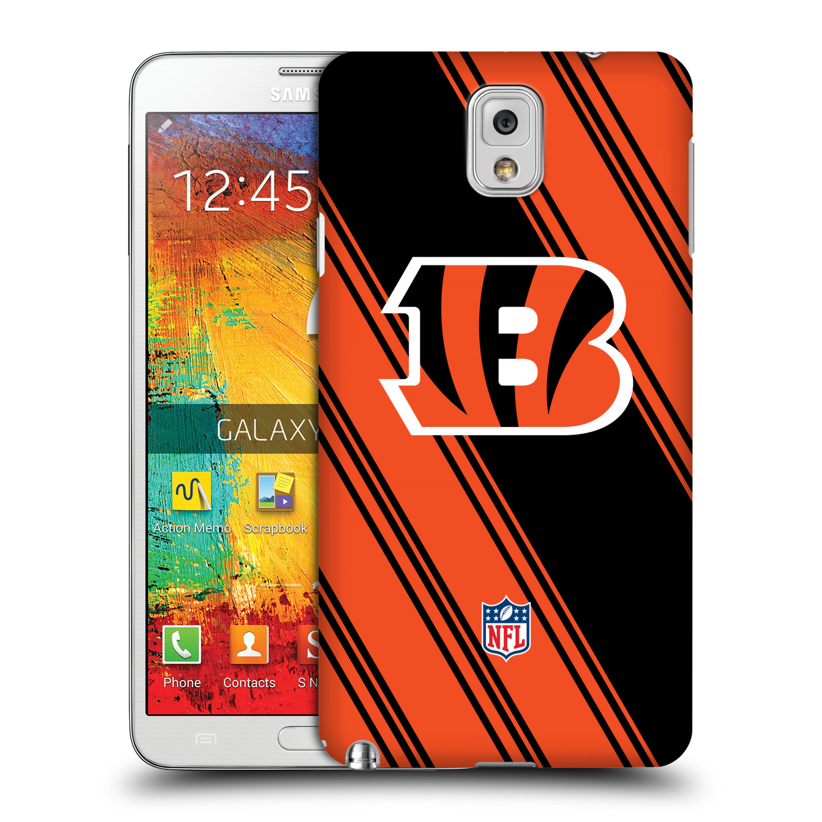 OFFICIAL NFL 2017/18 CINCINNATI BENGALS HARD BACK CASE FOR SAMSUNG ...