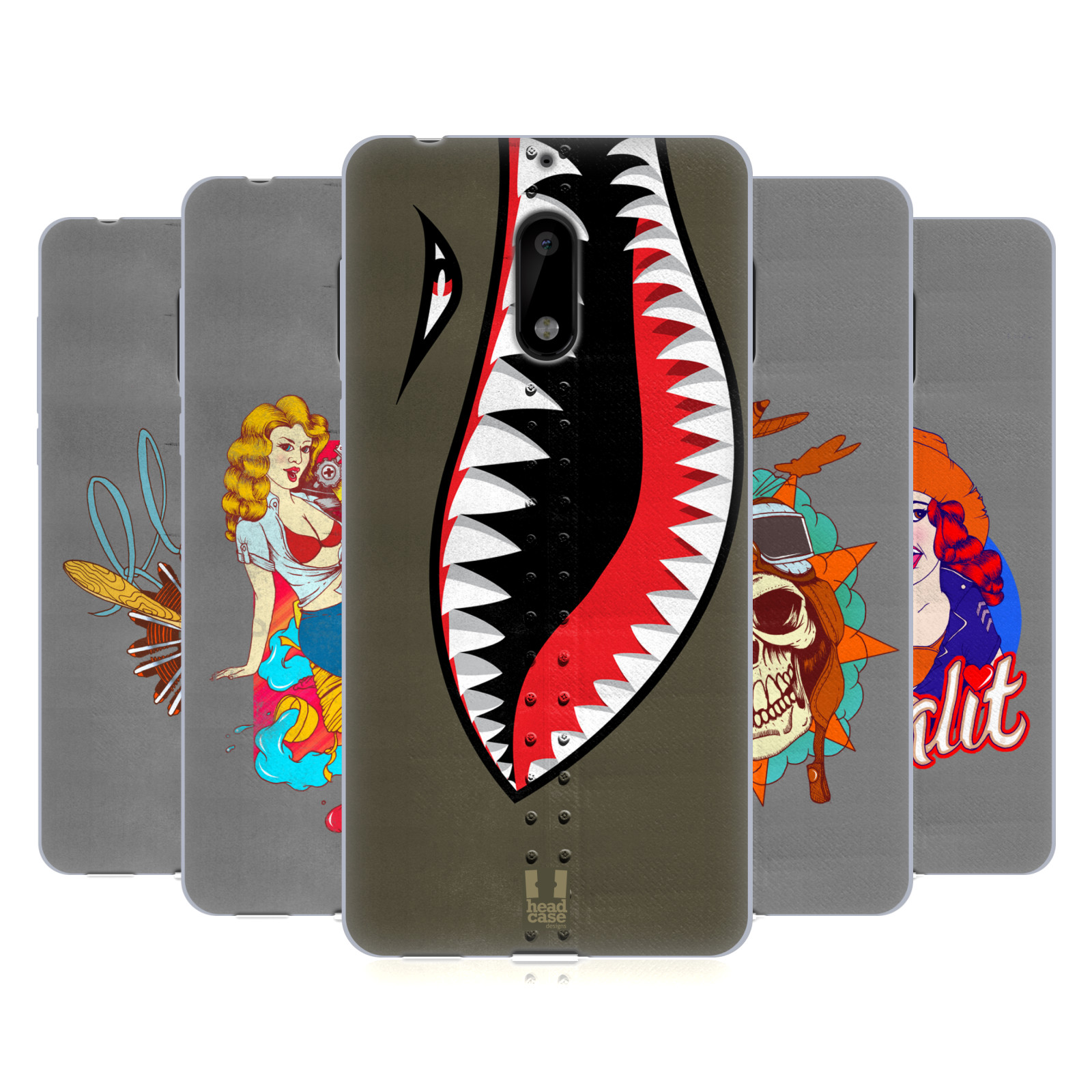 HEAD CASE DESIGNS NOSE ART SOFT GEL CASE FOR NOKIA PHONES 1 | eBay