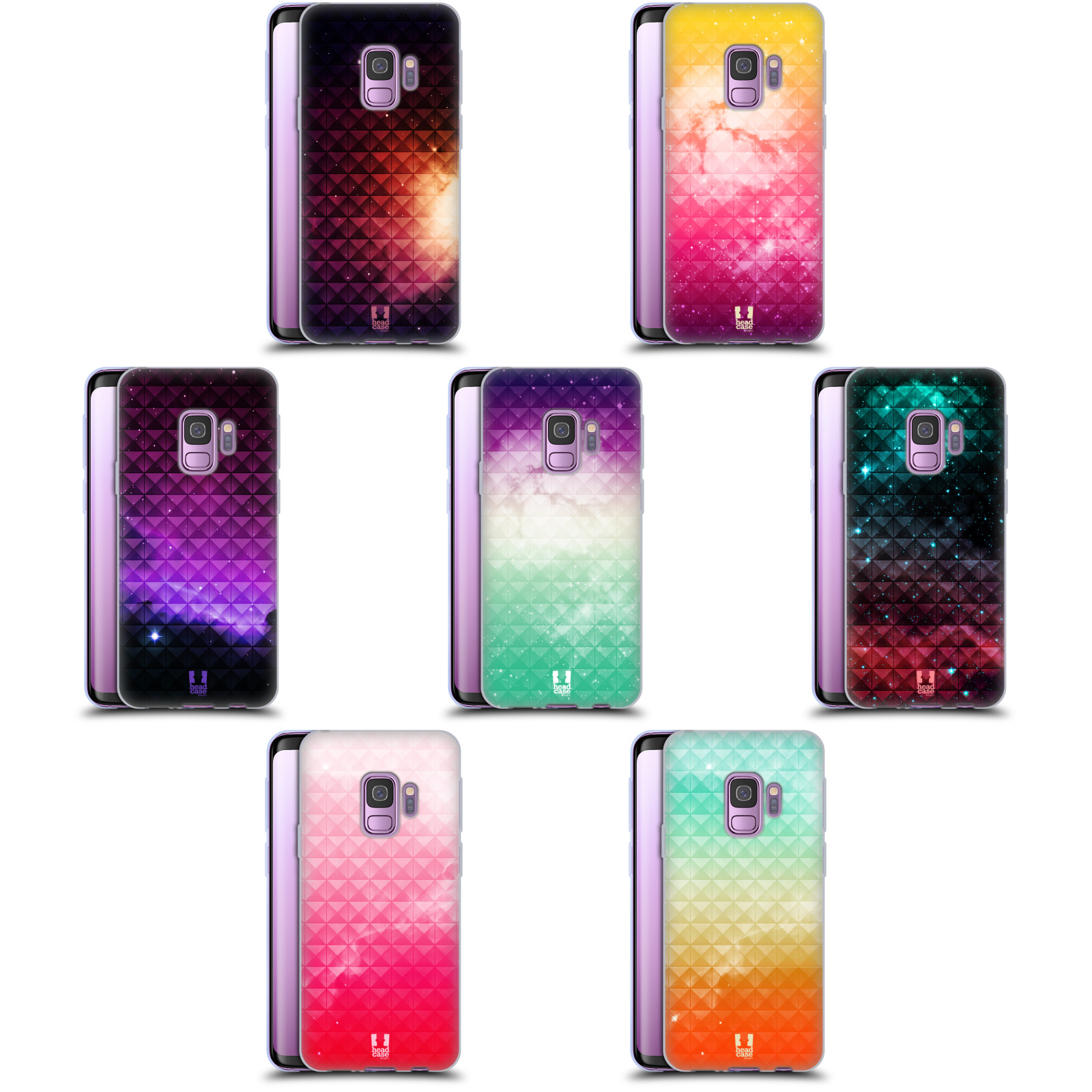 HEAD CASE DESIGNS STUDDED OMBRE SOFT GEL CASE FOR SAMSUNG PHONES 1 | eBay