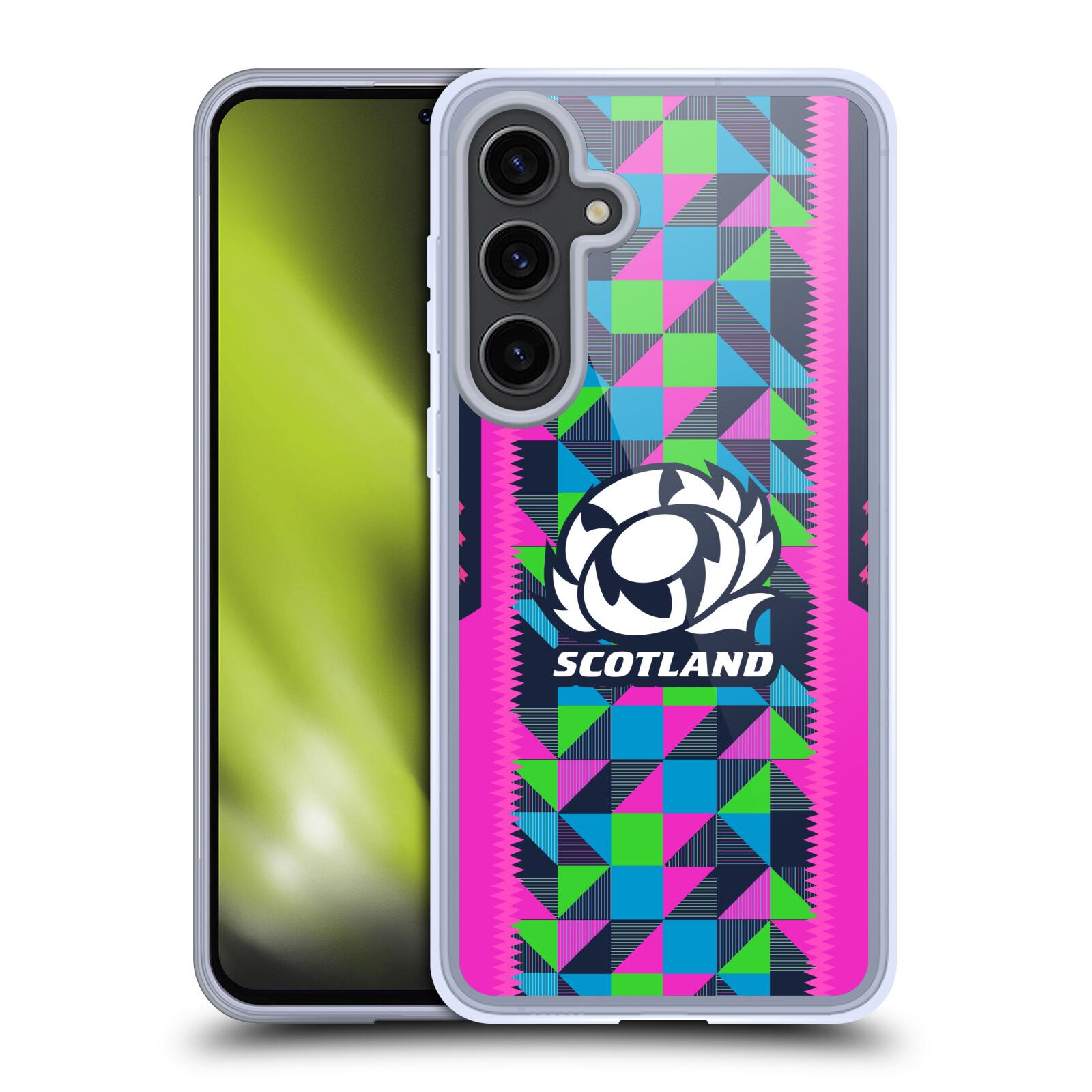 SCOTLAND RUGBY 2023/24 CREST KIT GEL CASE COMPATIBLE W/ SAMSUNG PHONES ...