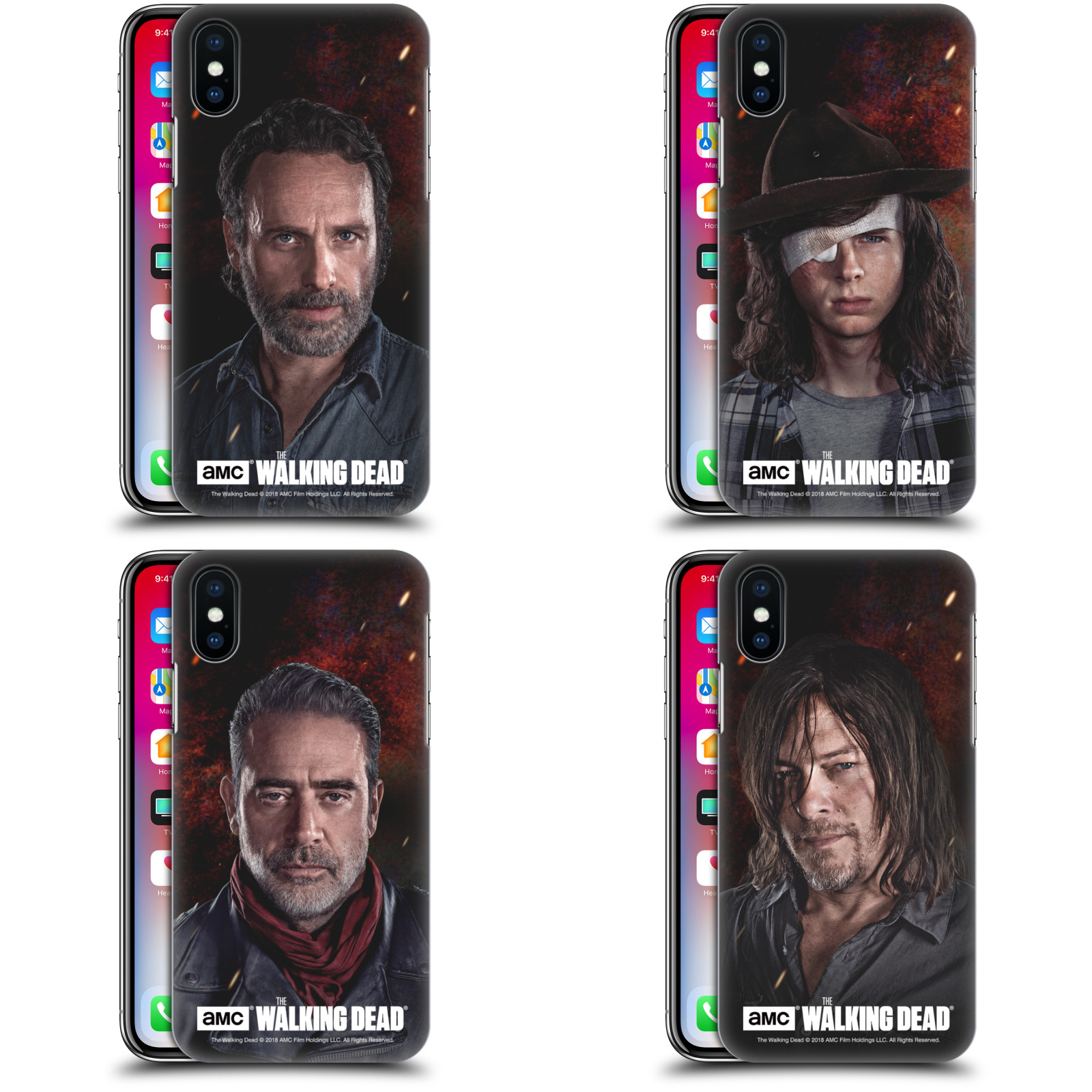 OFFICIAL AMC THE WALKING DEAD SEASON 8 PORTRAITS CASE FOR APPLE iPHONE ...