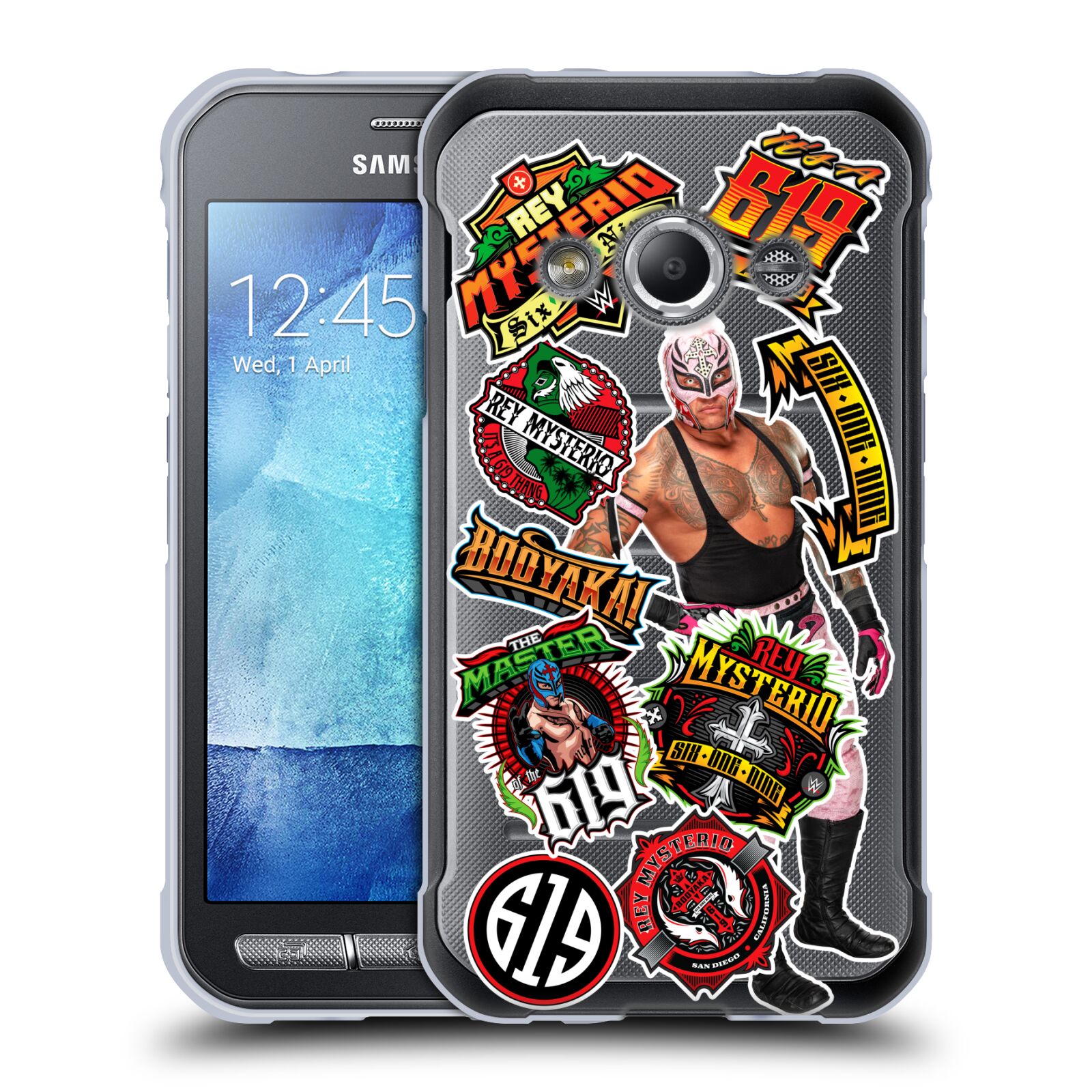 OFFICIAL WWE REY MYSTERIO GRAPHICS SOFT GEL CASE FOR SAMSUNG PHONES 4 ...