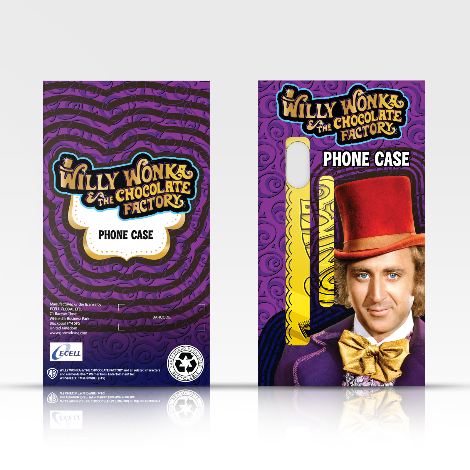 WILLY WONKA AND THE CHOCOLATE FACTORY GRAPHICS GEL CASE FOR SAMSUNG ...
